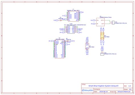 Smart Drip Irrigation System Using Iot Easyeda Open Source Hardware Lab