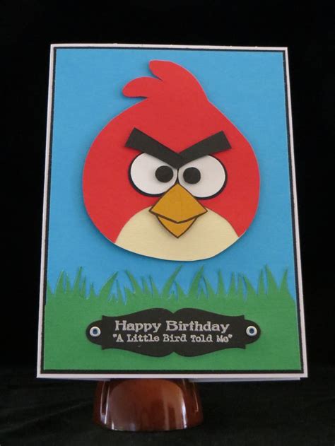 Angry Bird Birthday Card