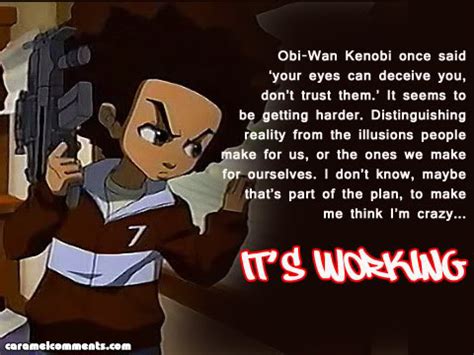 Boondocks Huey Freeman Quotes Quotesgram