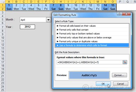 Excel Course Conditional Formatting Examples 7 To 10