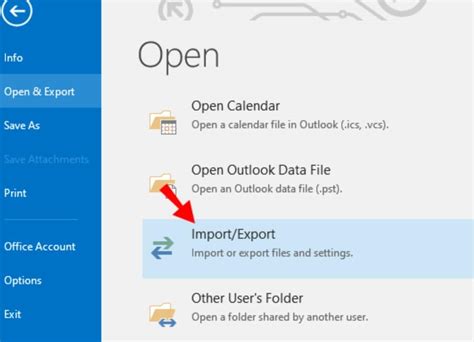 Import Export Outlook Data Files Vejycp