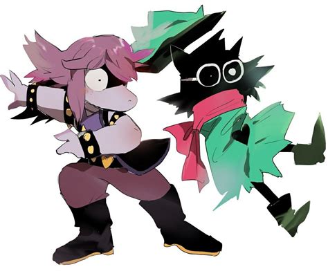 Deltarune Susie And Ralsei By Undededede Dibujos Undertales Dibujos De Juegos