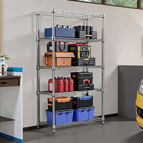 Ebern Designs 1000 Lbs Storage Shelving Steel Heavy Duty 4 Tier Utility
