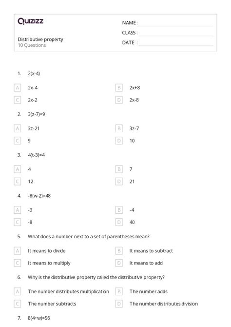 50 Arithmetic And Number Theory Worksheets For 11th Class On Quizizz