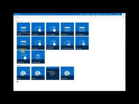 An Introduction To The SharePoint Tiles App YouTube