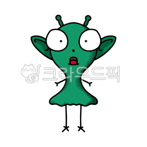 우주 스페이스 외계인 괴물 몬스터 사진이미지일러스트캘리그라피 Ya9390작가