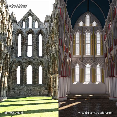 Virtual Reconstruction Of The Whitby Abbey 2019 Ádám Némeths