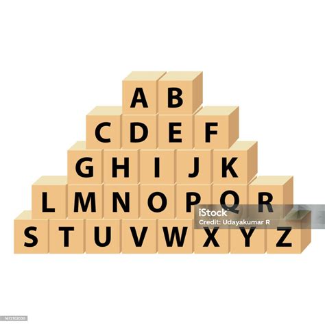 어린이 Abc 문자 블록 알파벳 블록 소문자 Abc와 큰 글자 Abc 벡터 그림 0명에 대한 스톡 벡터 아트 및 기타 이미지 0명 3차원 형태 가정 생활 Istock
