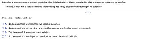 solved determine whether the given procedure results in a