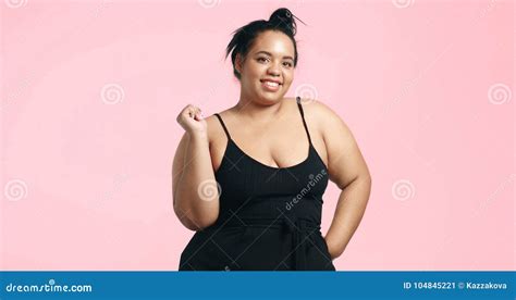 Plus Size Model In Studio Shoot Stock Image Image Of Woman Size