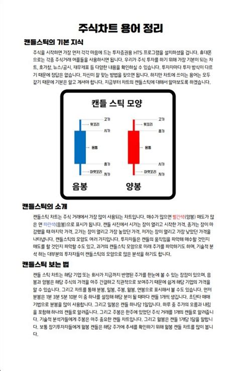 주식 기본 용어 모음 크몽