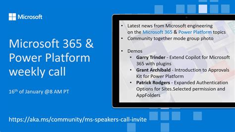 Microsoft 365 And Power Platform Call Microsoft Speakers J
