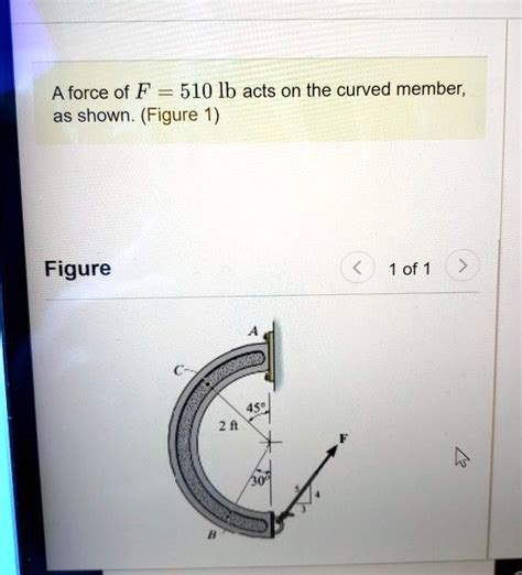Solved Part A Determine The Resultant Normal Force Across The Cross