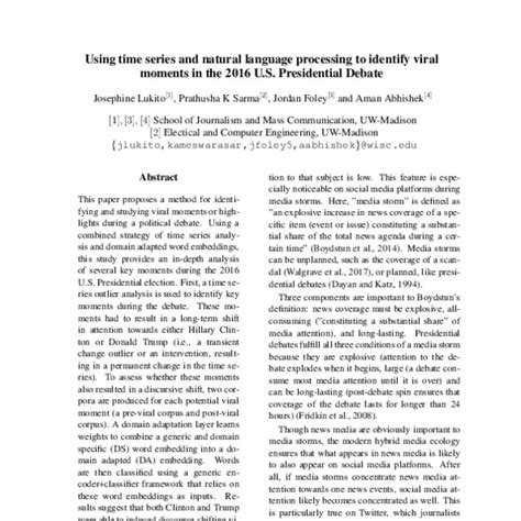 Using Time Series And Natural Language Processing To Identify Viral