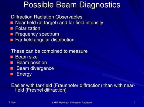 Ppt Beam Imaging With Diffraction Radiation Powerpoint Presentation
