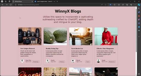 Created A Blog Website Using Html And Css Indrajeet Singh Posted On The Topic Linkedin