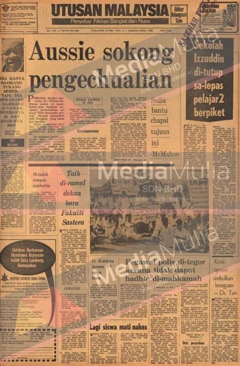 Sekolah Izzuddin Shah Ditutup Selepas Pelajar Piket Utusan Malaysia