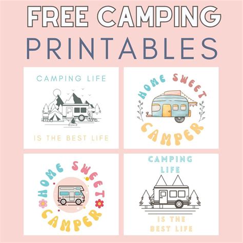 Free Printable Camping Signs Free Printable