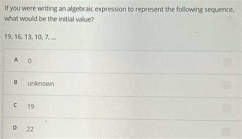 solved if you were writing an algebraic expression to represent the