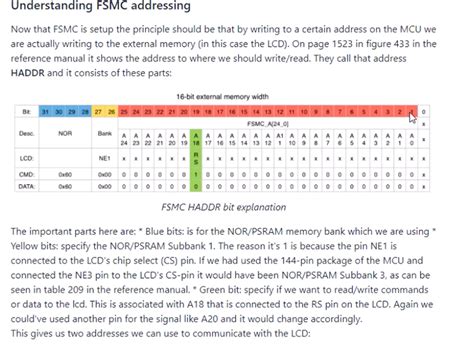 Solved Connecting Lcd To Fmc Stmicroelectronics Community