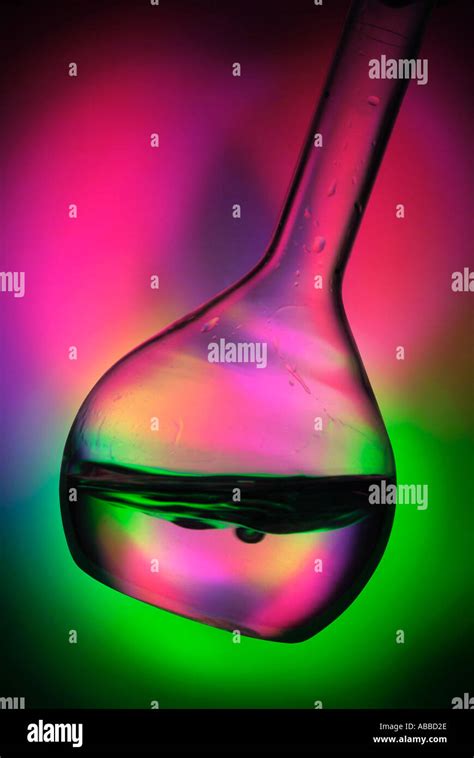 Volumetric Flask For Accurate Measurement And Make Up Of Chemical Solutions Used In The Science