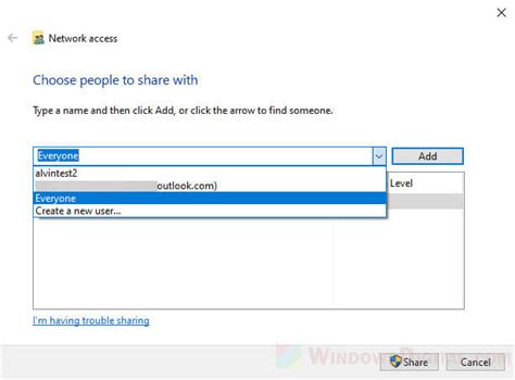 Share Folder In Windows Without Password Local Network