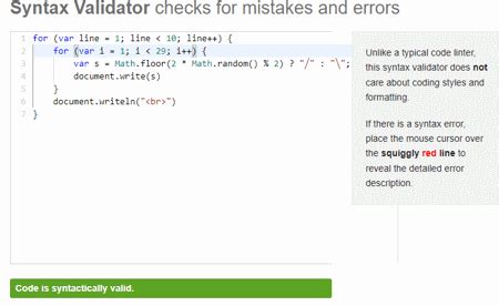 Best Free Online Javascript Validator Websites