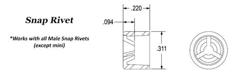 Snap Rivet Volt Industrial Plastics