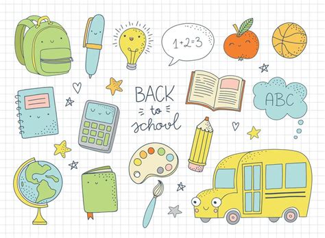 Cute School Background Vector Art Icons And Graphics For Free Download