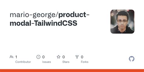Github Mario Georgeproduct Modal Tailwindcss