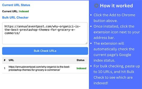Google Index Checker For Google Chrome Extension Download