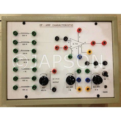Study Of Characteristics Of Operational Amplifier Experiment Apparatus Operational Amplifier
