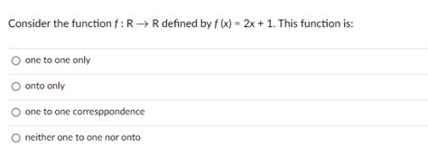 Solved Consider The Function F RR Defined By F X X Chegg