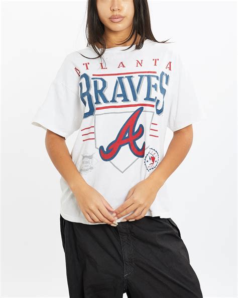 Vintage 90s Mlb Atlanta Braves Tee S