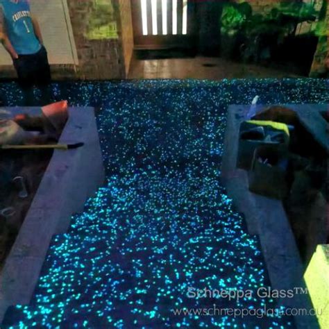 Glow In The Dark Concrete Glow Stones Quince Theme Ideas Solar