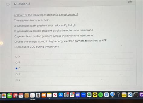 Question 6 1 Pts 6 Which Of The Following StudyX