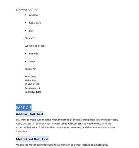 PART A Project Setup Create A C Console Chegg