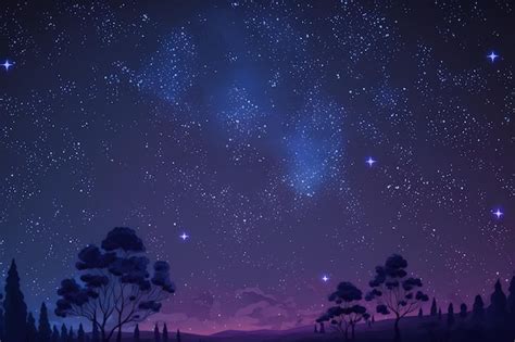 질감 또는 배경으로 별자리 밤하늘이 있는 별이 빛나는 하늘의 큰 그림 프리미엄 사진