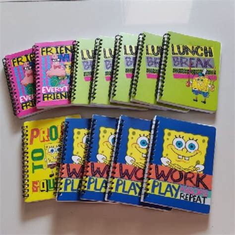 Campap Spongebob Squarepants A6 80gsm 60sheets Wire O And Spiral