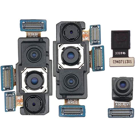Back Rear Big Main Camera Module Flex Cable For Samsung Galaxy A50 A505 A505f Small Front Camera
