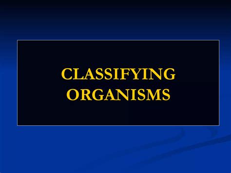 Classification Facts Pps