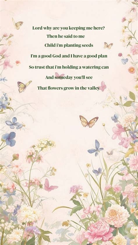 Flowers By Samantha Ebert Lyrics Journal Bible Quotes Faith In God