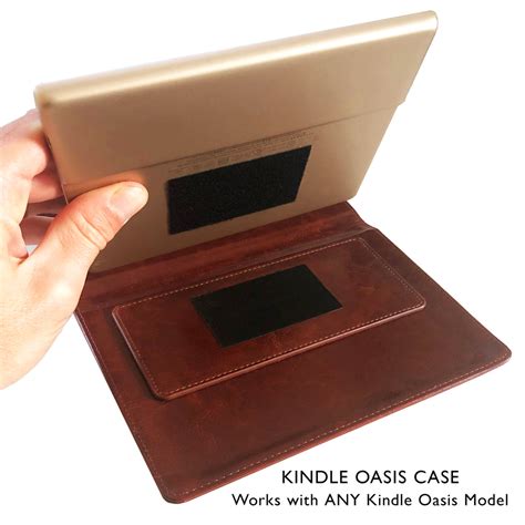 Luxury Faux Leather Book Look Kindle Case Vintage Flowers Vellum Book