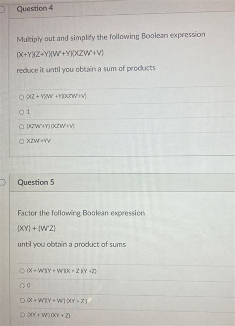 solved question 4 multiply out and simplify the following