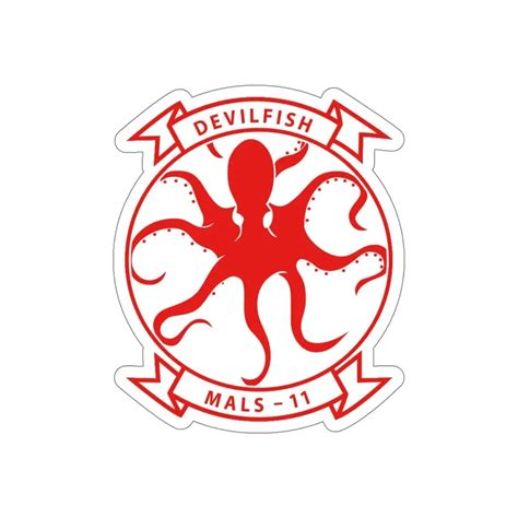 Mals 11 Devilfish V2 Usmc Sticker Vinyl Die Cut Decal Shop Stickers
