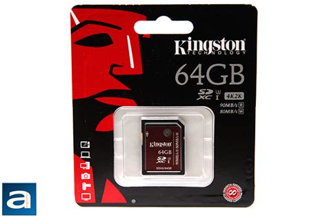 Kingston SDXC UHS-I U3 64GB Review | APH Networks