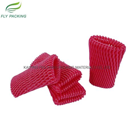 High Quality Epe Pearl Cotton Protect Fruit Packing Mesh Sleeve Foam Net China Foam Wrap And