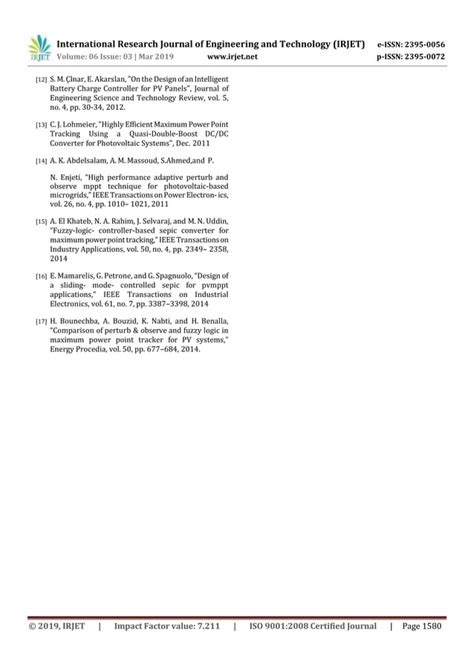 Irjet Design And Implementation Of Converters Using Mppt In An Eco Vehicle Pdf