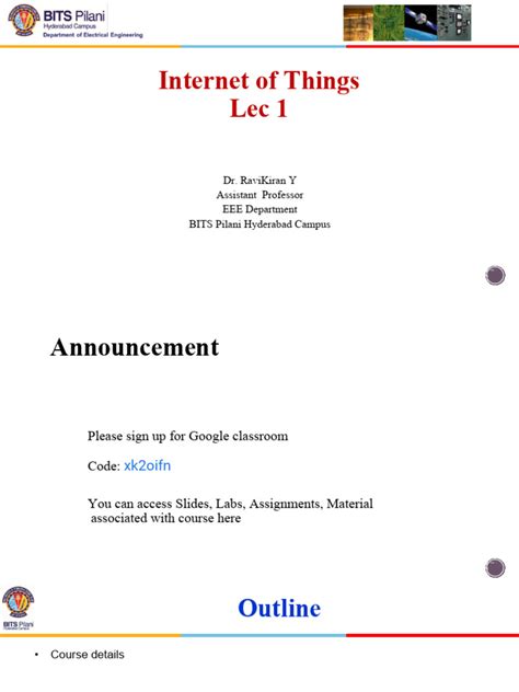 Lec 1 Pdf Internet Of Things Computing