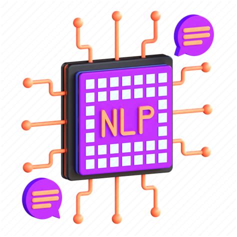 Natural Language Processing Artificial Intelligence 3d Illustration Download On Iconfinder